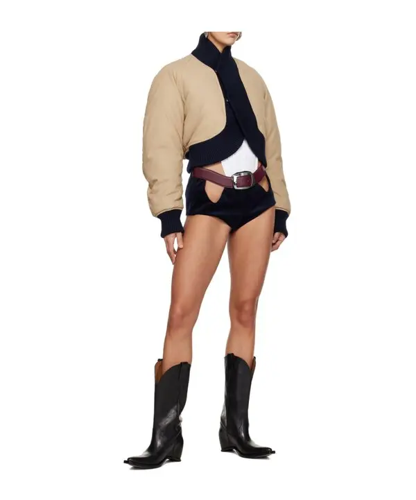 JEAN PAUL GAULTIER Long Sleeve Cropped Jacket