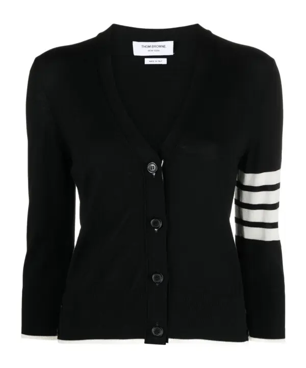 Thom Browne 4-bar Button-up Cardigan