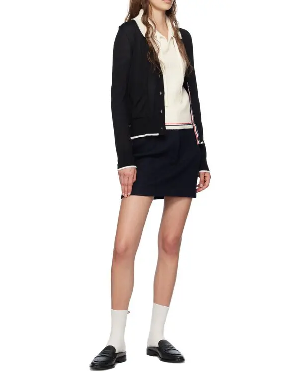 Thom Browne 4-bar Button-up Cardigan