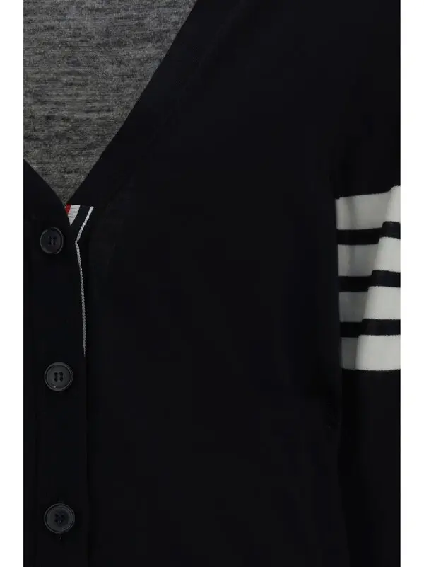 Thom Browne 4-bar Button-up Cardigan