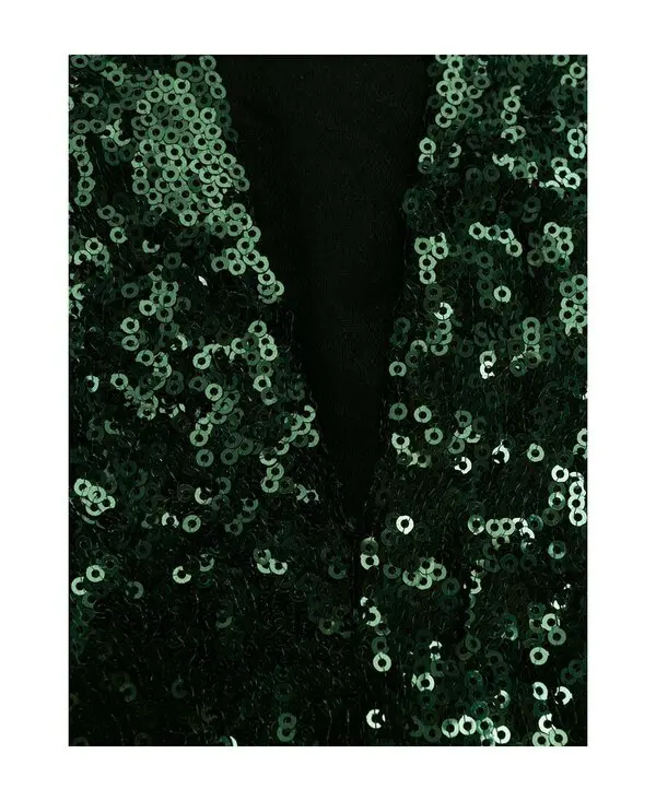 N.21 Sequined Pencil Skirt - Black