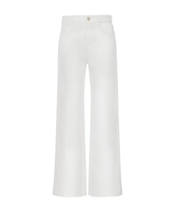 Chloé Boyfriend Straight-leg Jeans - White