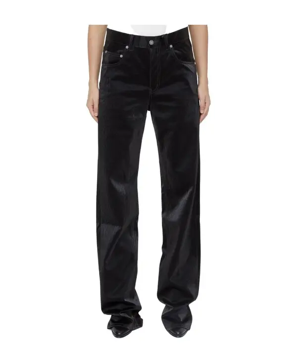 Saint Laurent Long Extreme Baggy Jeans - Black