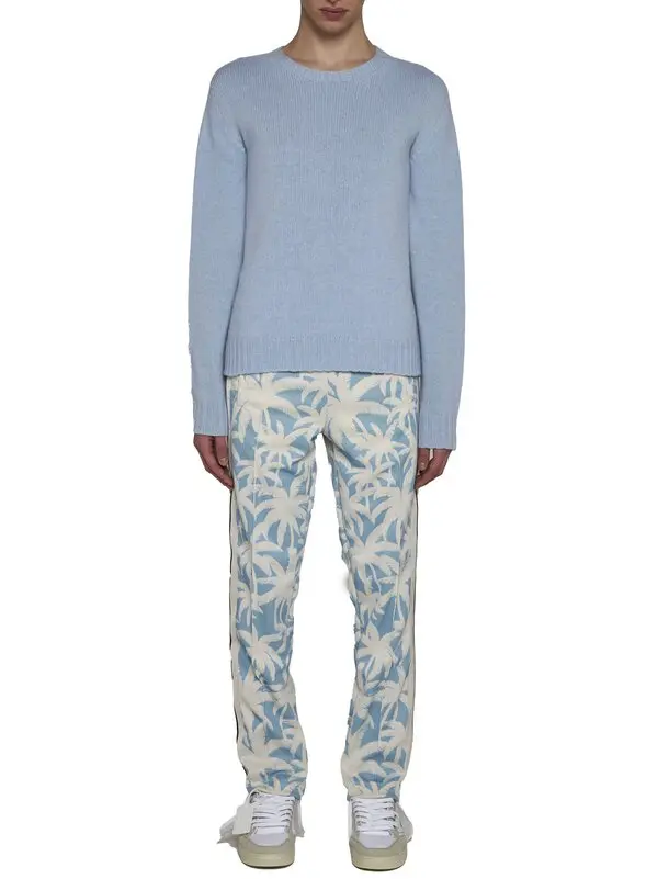 Palm Angels Palm-printed Elasticated Waist Track Pants
