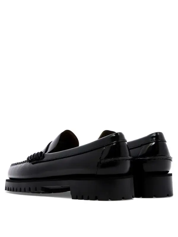 SEBAGO Round Toe Chunky Sole Flat - Black