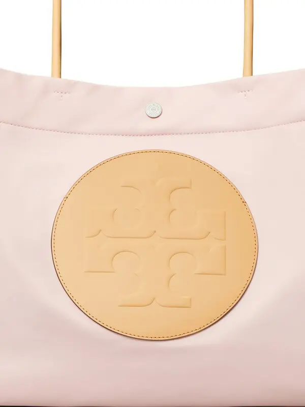 Tory Burch Ella Twist Logo Shoulder Bag - Pink