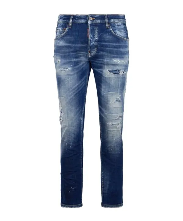 Dsquared2 Skater Distressed Jeans - Blue