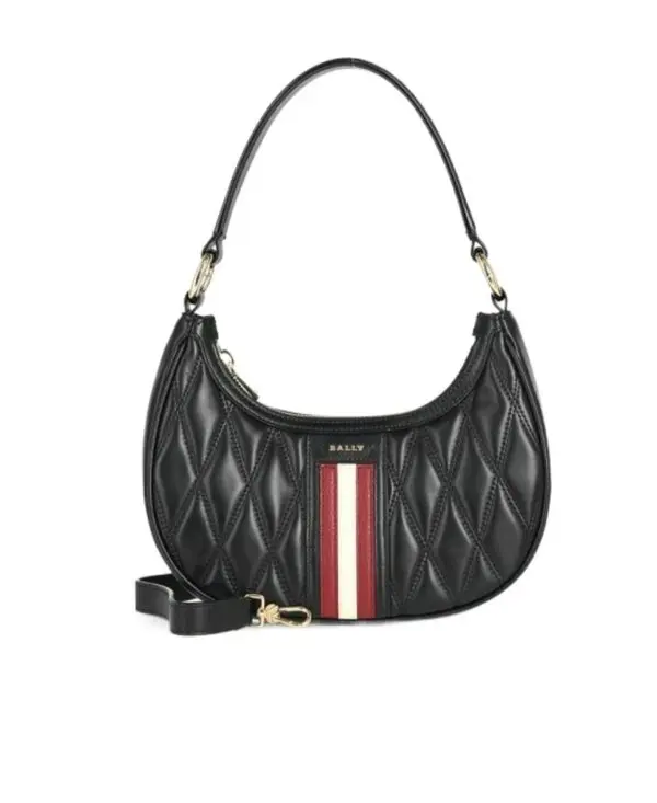 Bally Quilted Shoulder Bag With Logo Detail
