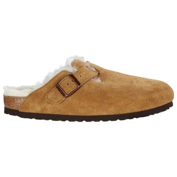 BIRKENSTOCK Boston Vl Slip-on Clogs With Buckle Detail - Mink