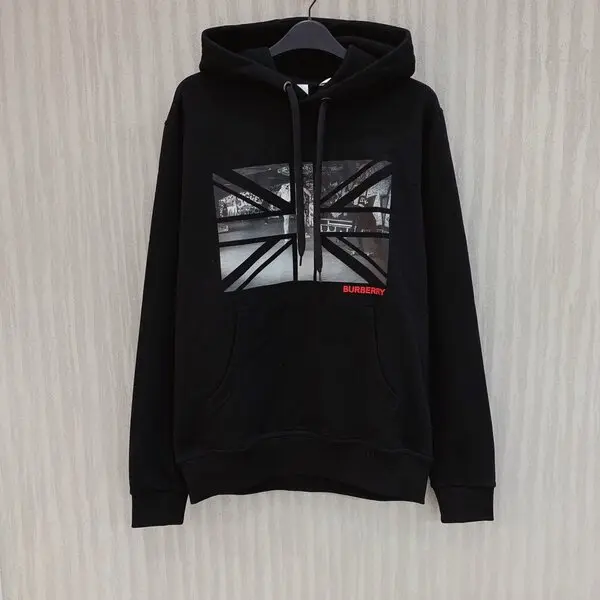 Burberry Logo Printed Hooded Sweater