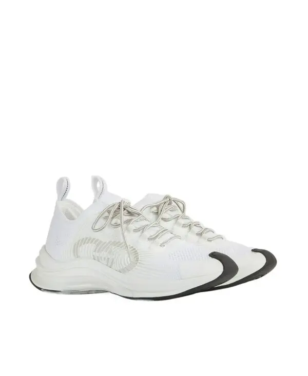 Gucci Run Lace-up Sneakers - White