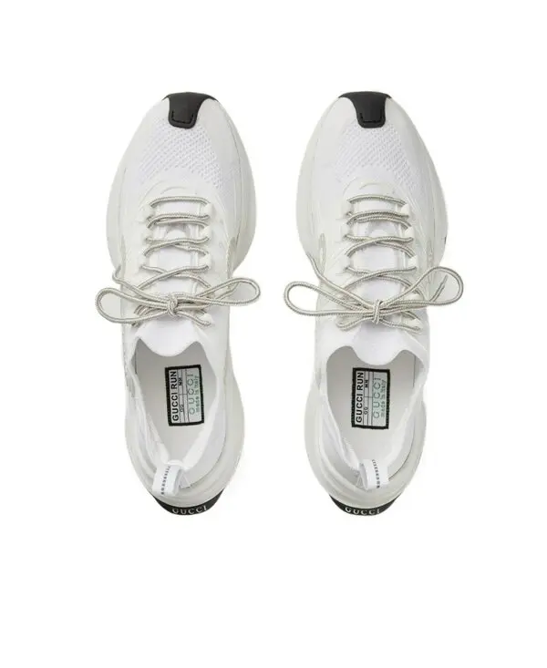 Gucci Run Lace-up Sneakers - White