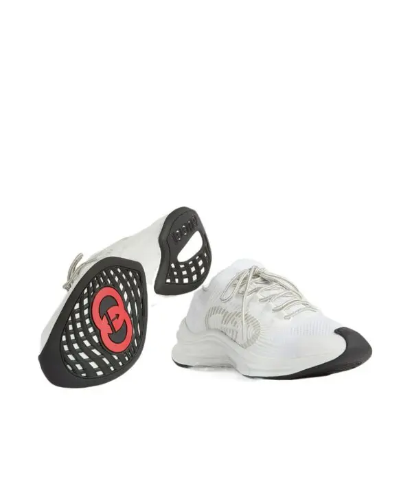 Gucci Run Lace-up Sneakers - White