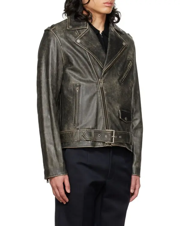 GOLDEN GOOSE Zipped Biker Jacket