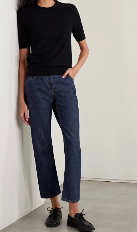 THE ROW Riaca Cotton Jeans - Indigo