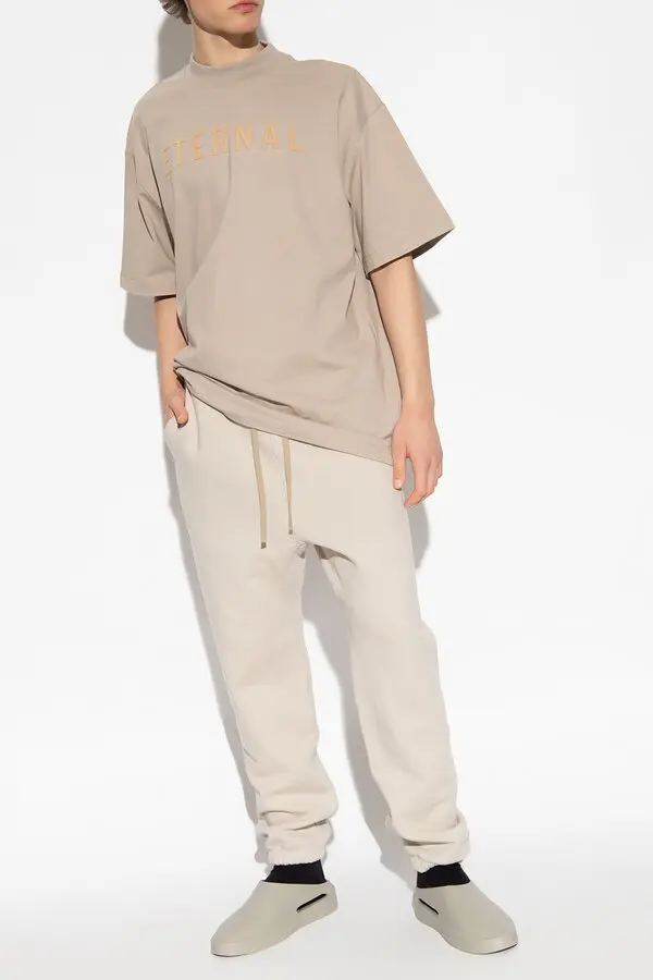 Fear Of God Drawstring Straight Leg Trousers - Nude