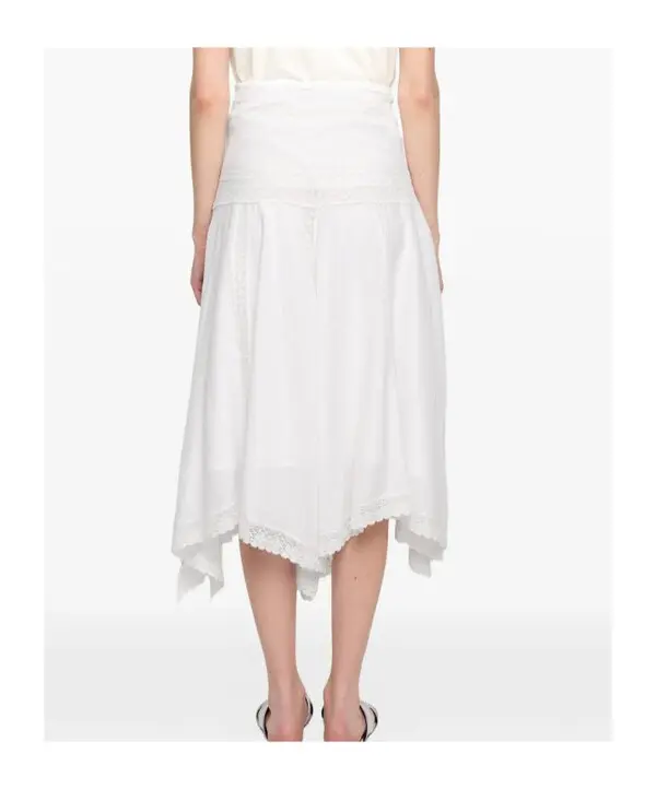 Zadig&Voltaire Jetro Asymmetrical Skirt - White