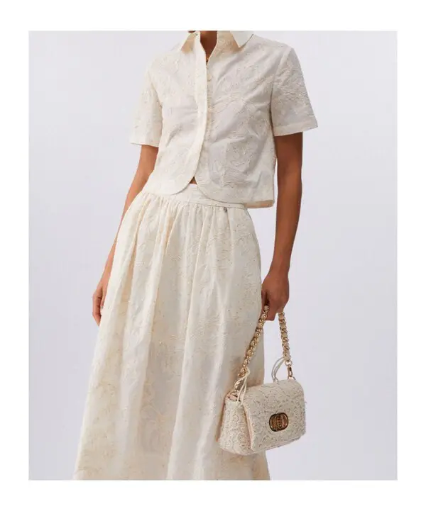Liu Jo Embroidered Short-sleeve Shirt