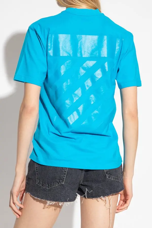 Off-White Diagonal Stripes Crewneck T-shirt