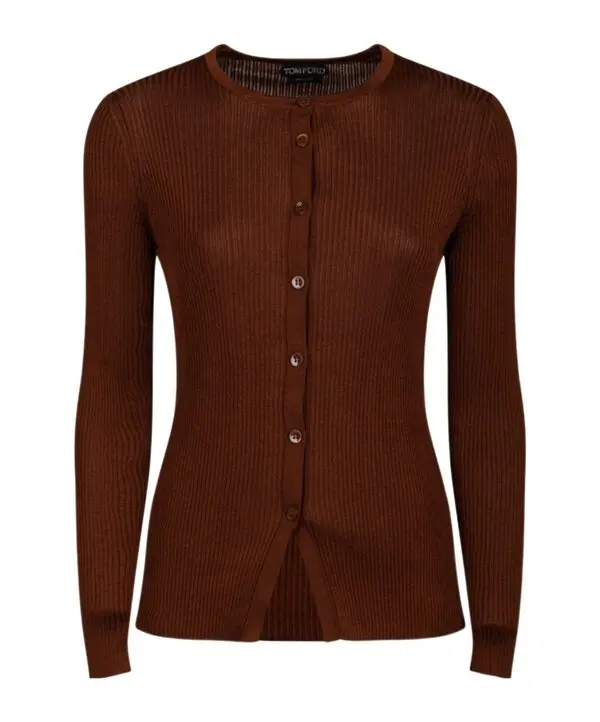 TOM FORD Ribbed Button-up Cardigan