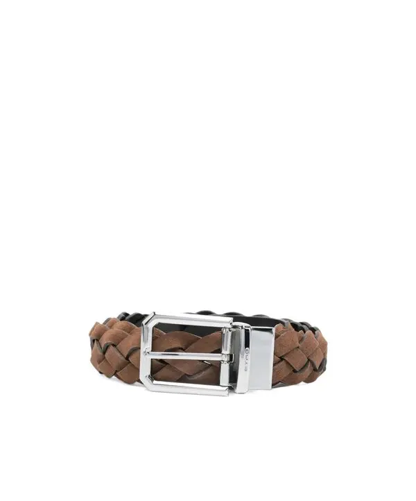 Etro Braided Buckle Belt - Brown