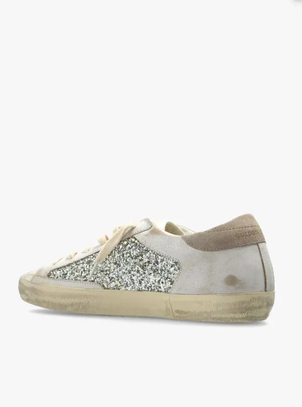 GOLDEN GOOSE Super Star Glittered Sneakers