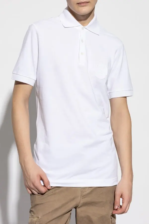 Dolce & Gabbana Dolce Gabbana Dg Logo Embroidered Polo Shirt