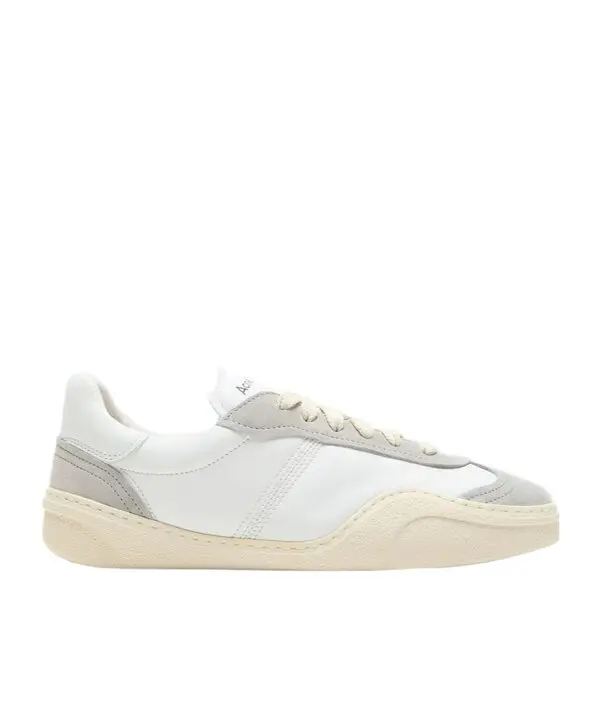 Acne Studios Panelled Lace-up Low-top Sneakers - White/white