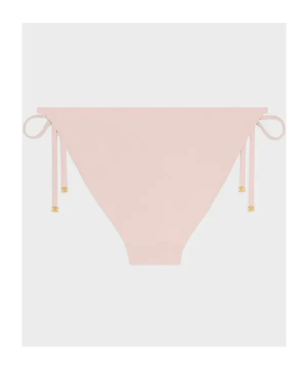 Celine Triomphe Bikini Bottom In Matte Jersey - Nude
