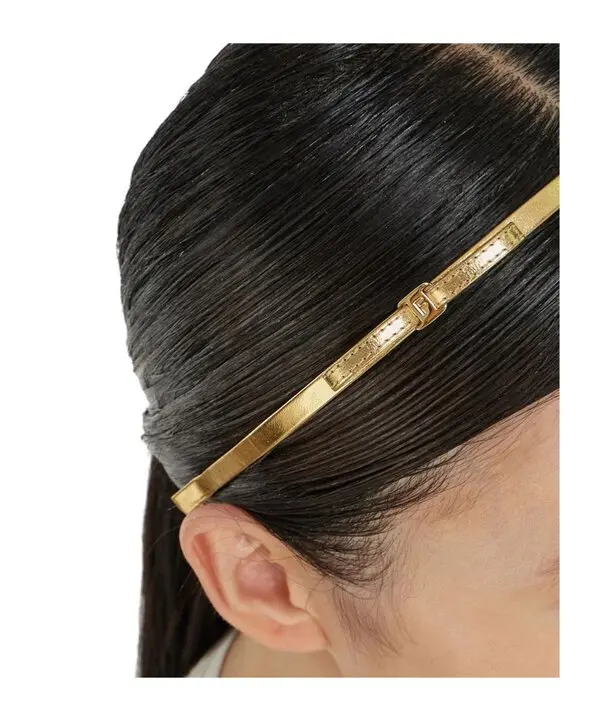 FERRAGAMO Mini Bow Headband - Gold