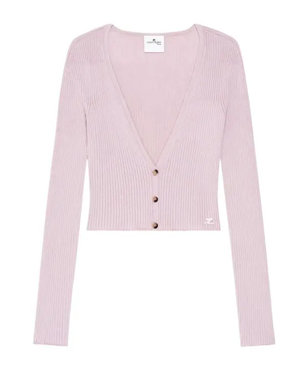COURREGES Solar Cardigan - Pink