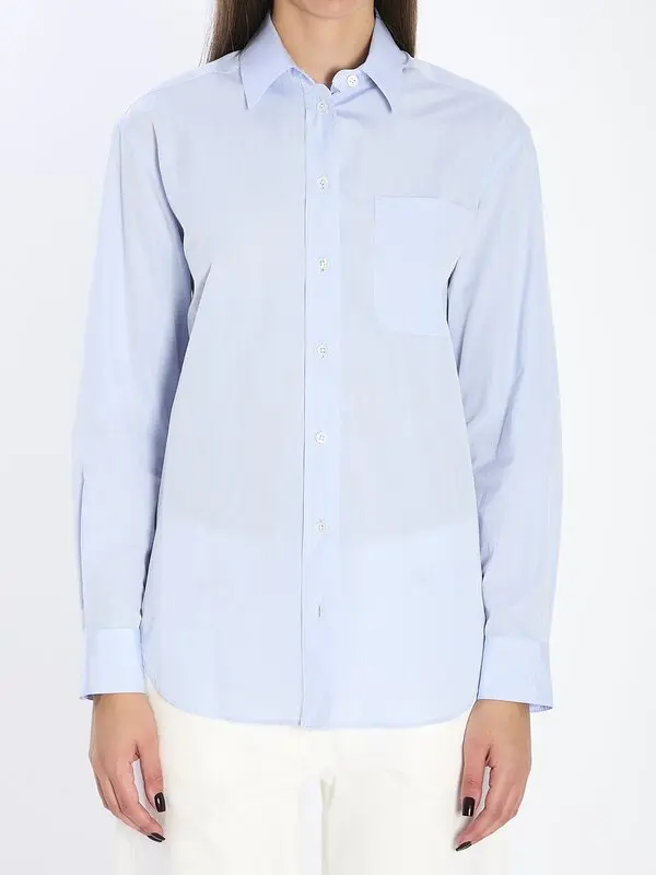 THE ROW Gavina Shirt - Light Sky Blue
