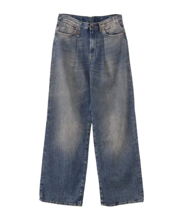 R13 Logo Patch Damon Jeans - Blue