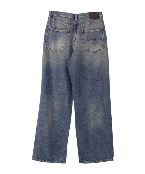 R13 Logo Patch Damon Jeans - Blue