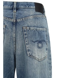 R13 Logo Patch Damon Jeans - Blue