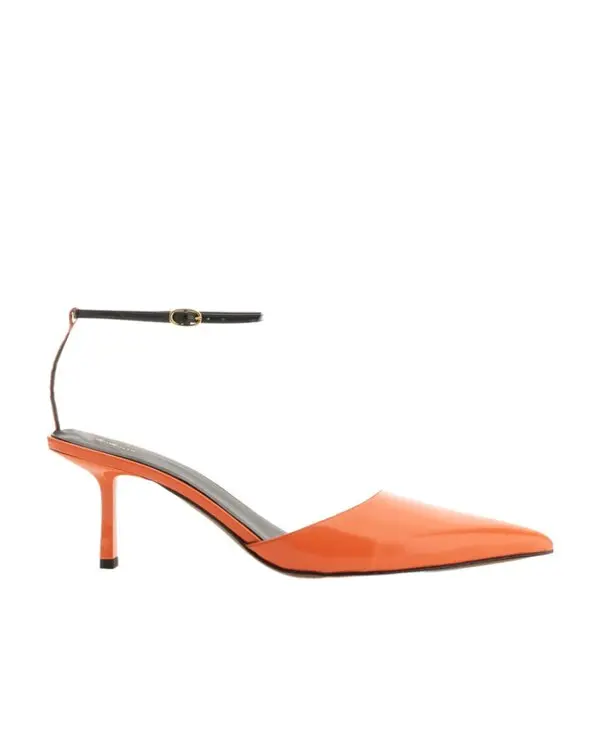 NEOUS Toliman Chic Ankle Strap Pumps - Red