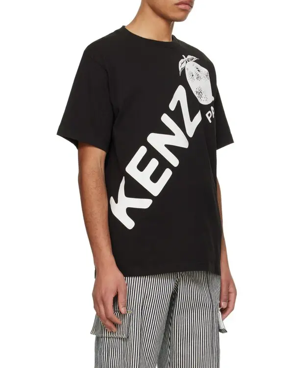 Kenzo Logo Printed Crewneck T-shirt