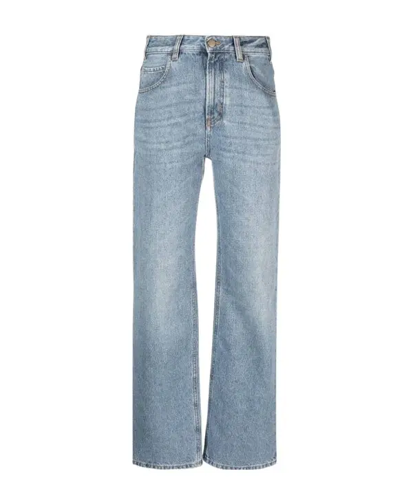 Chloé Boyfriend Straight-leg Jeans - Light Blue