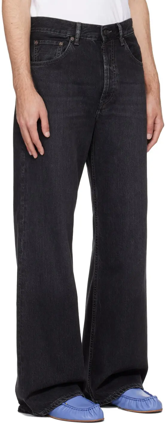Acne Studios Loose Fit Jeans - Black