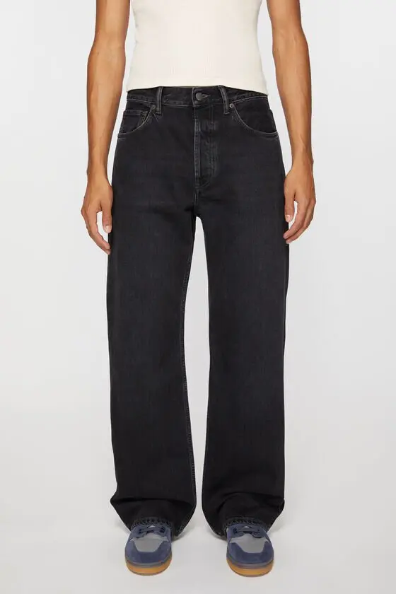 Acne Studios Loose Fit Jeans - Black