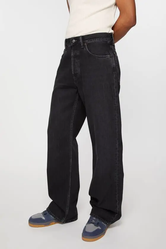 Acne Studios Loose Fit Jeans - Black