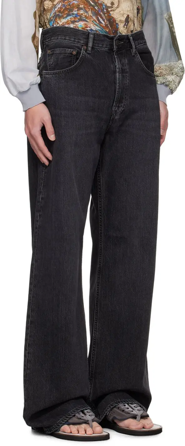 Acne Studios Loose Fit Jeans - Black