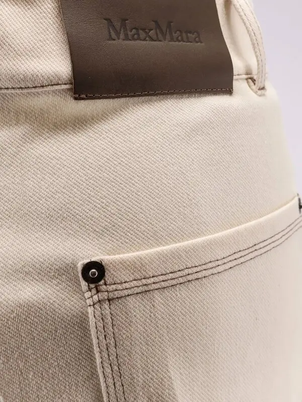Max Mara Straight Leg Seam Jeans