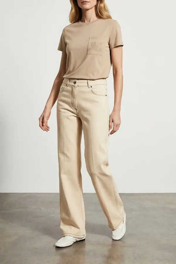 Max Mara Arca Straight-leg Trousers - Beige