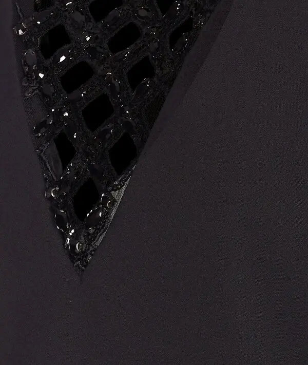 Liu Jo Sleeveless Mini Dress With Embellished Neckline
