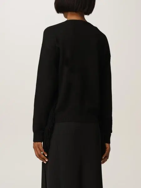 Pinko Fringed Knitted Jumper