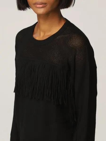 Pinko Fringed Knitted Jumper