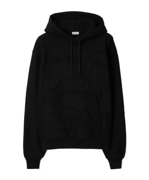 Burberry Oversized-fit Hoodie - Black