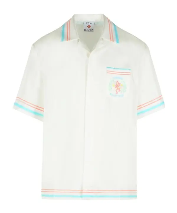 Casablanca Dance Joy Cuban Collar Shirt - No