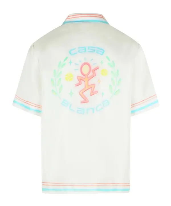 Casablanca Dance Joy Cuban Collar Shirt - No
